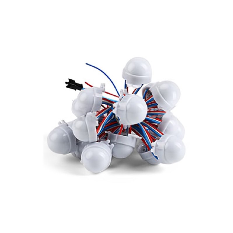 LED Module Kit (WS2811, 3 SMD5050 LEDs, 30 mm, IP67, 20 pcs.) - ToolBoom